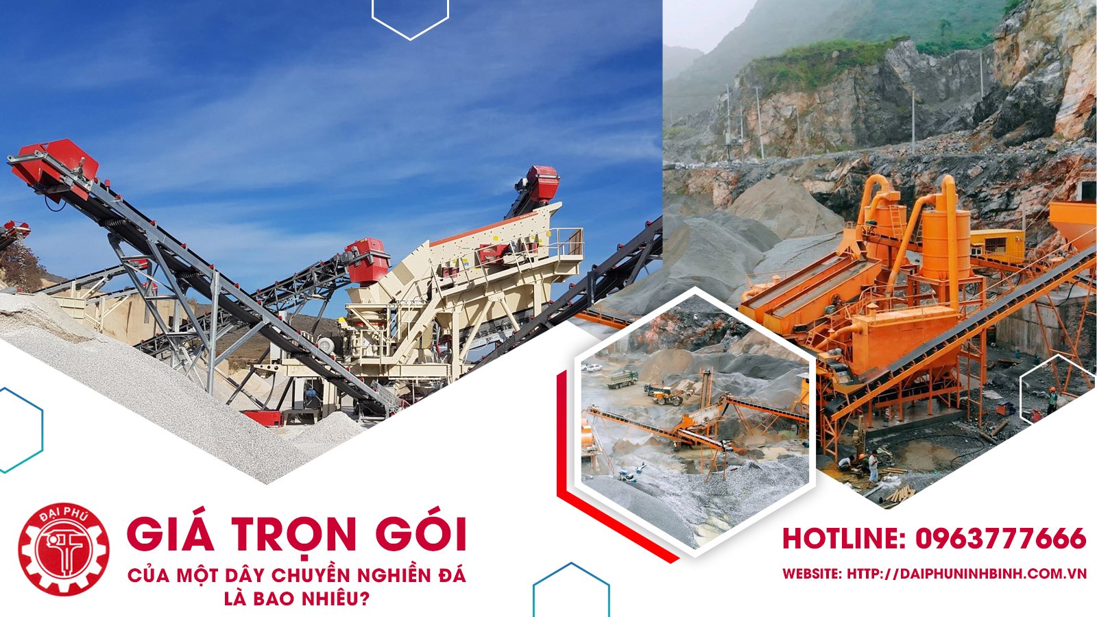 Giá trọn gói của dây chuyền nghiền đá là bao nhiêu? - Đại Phú Ninh Bình